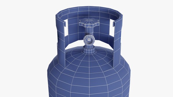 modelo 3d Cilindro de gas oxidado - TurboSquid 1760593