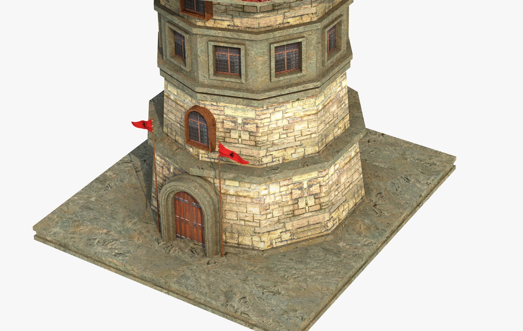 3D Ancient LightHouse Tower Model - TurboSquid 1996654