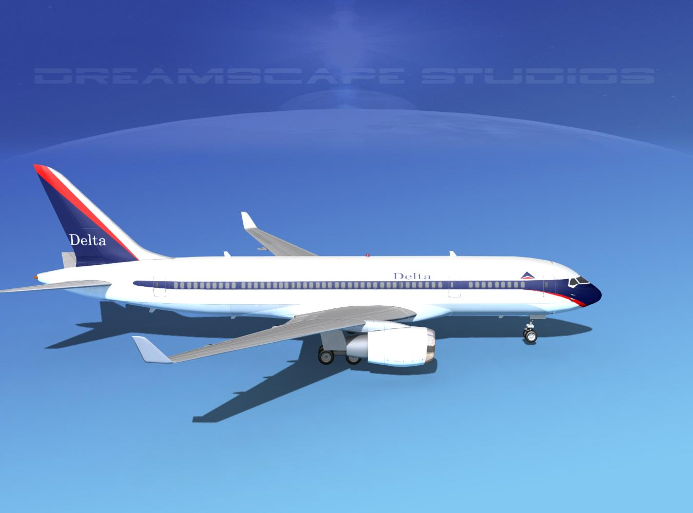 airline boeing 787-8 787 3d model