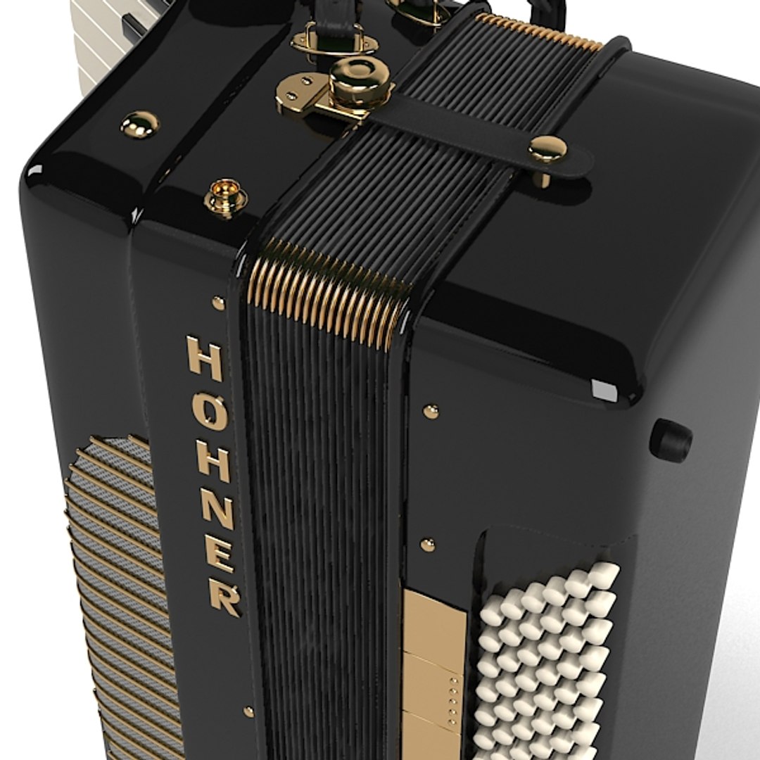 3d Model Hohner Accordion