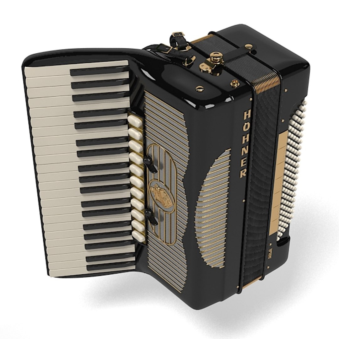 3d Model Hohner Accordion