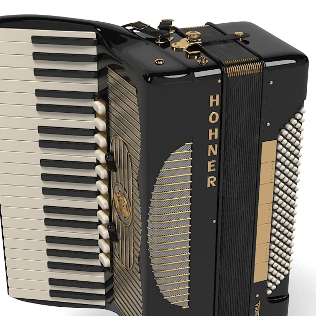3d Model Hohner Accordion