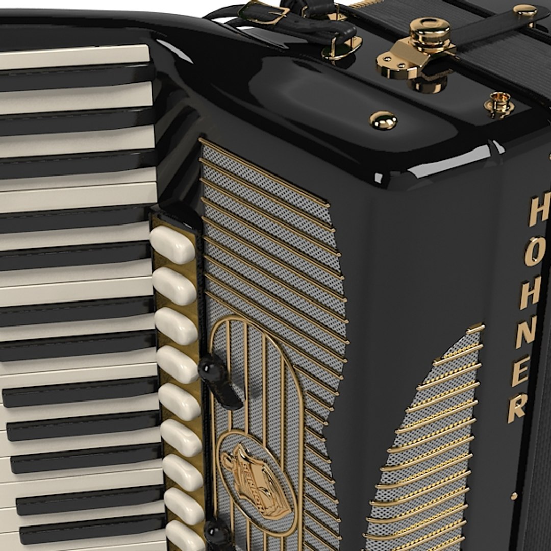 3d Model Hohner Accordion