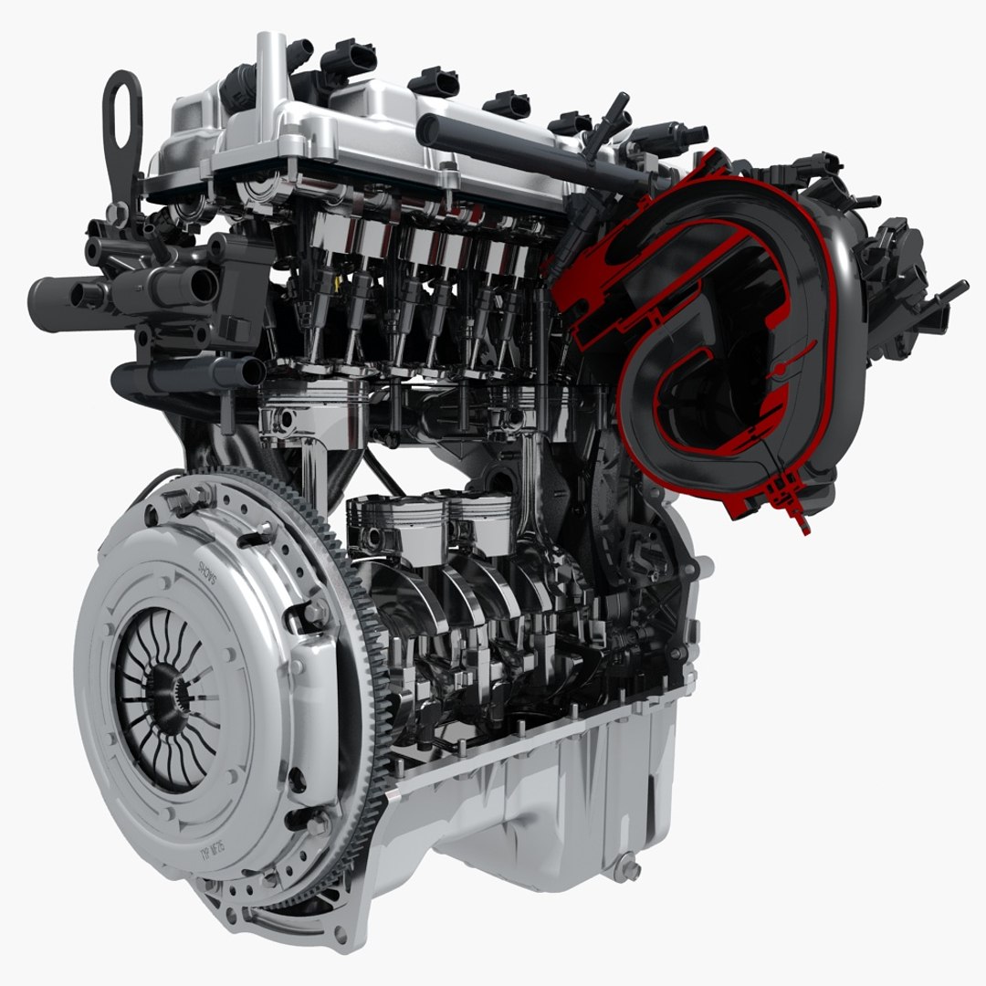Engine cut model - TurboSquid 1241161