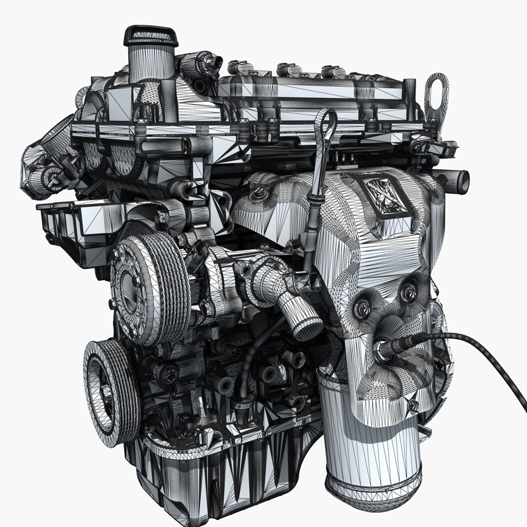 Engine cut model - TurboSquid 1241161