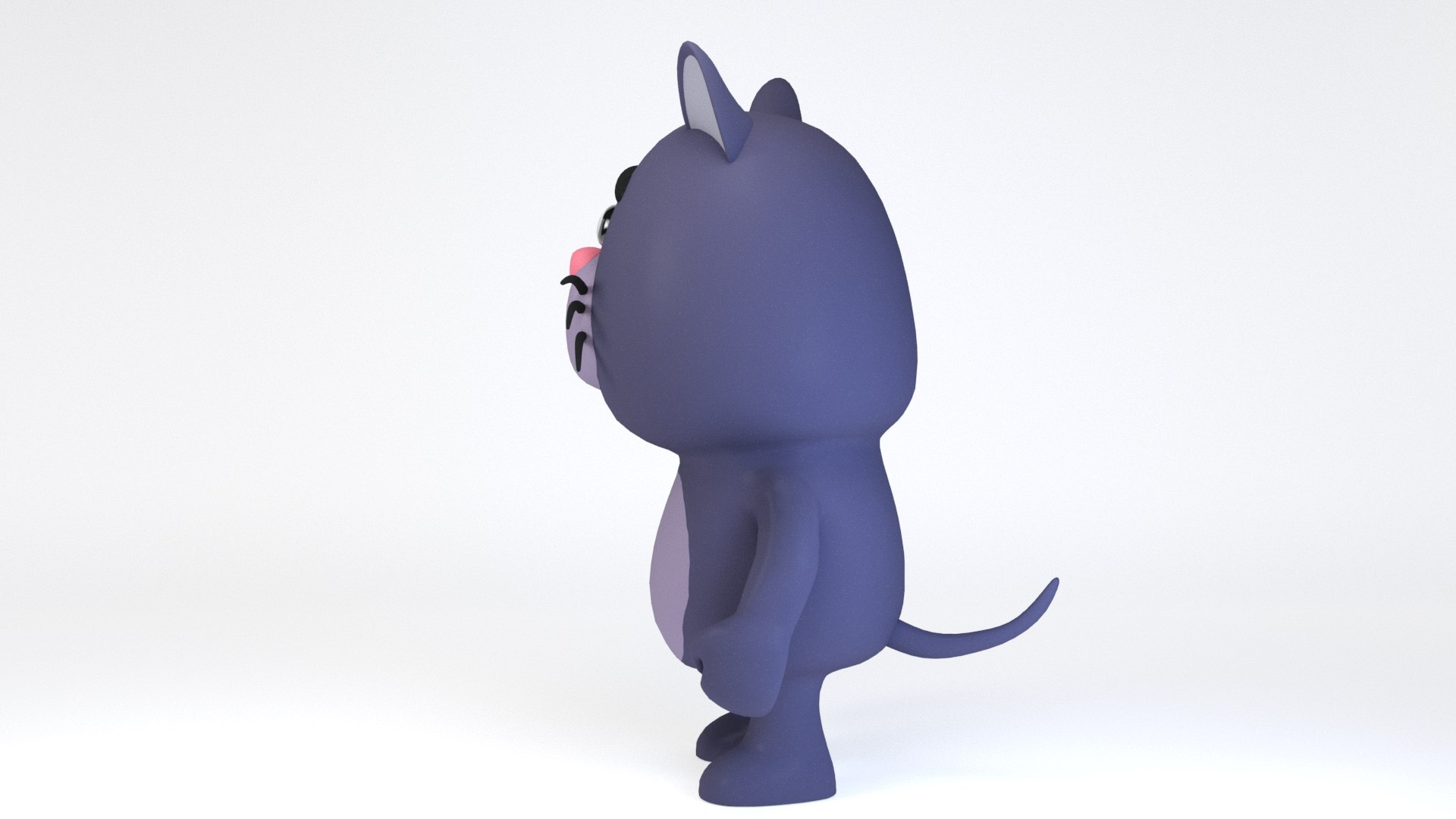 Cartoonish Humanoid Cat Character 3D Model - TurboSquid 2251562