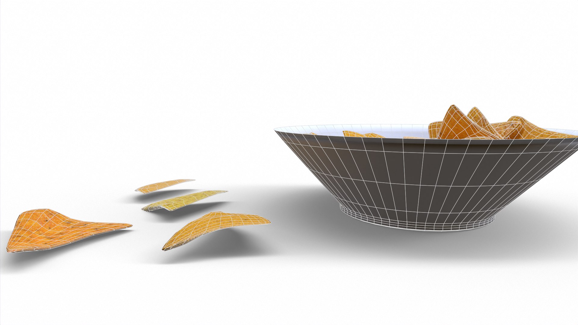 3D Nacho Chips - TurboSquid 1884076