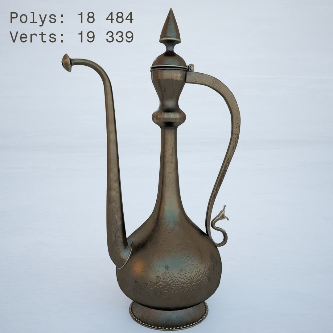 Arabian Jug 3d Max