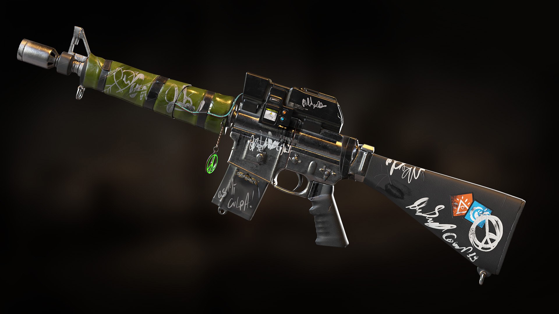 Peace Rifle - Realistic Post Apocalyptic Sci-fi Assault Rifle Model ...