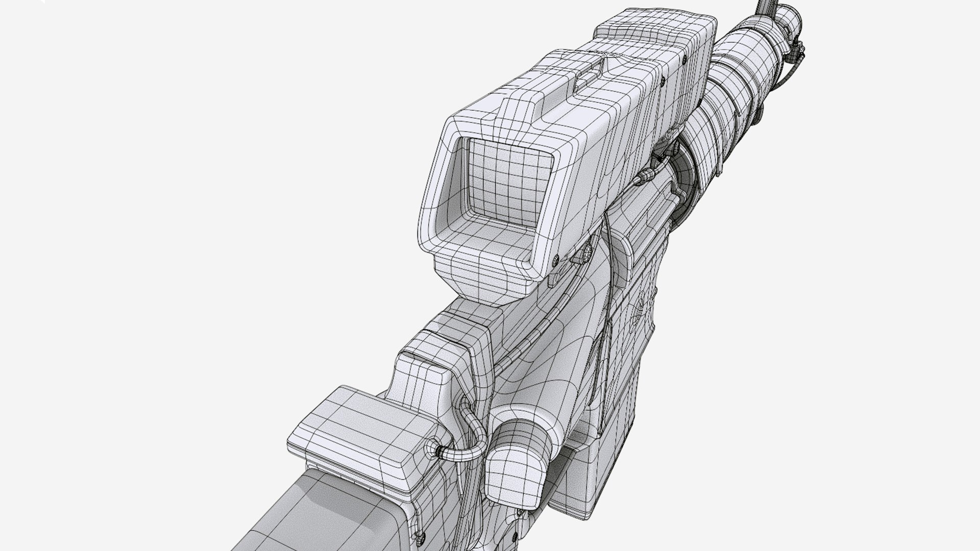 Peace Rifle - Realistic Post Apocalyptic Sci-fi Assault Rifle Model ...