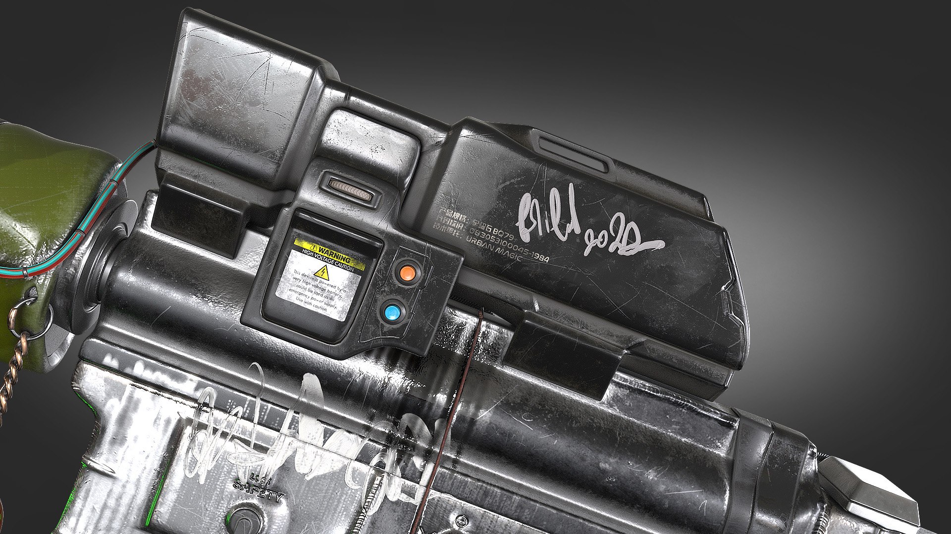 Peace Rifle - Realistic Post Apocalyptic Sci-fi Assault Rifle Model ...