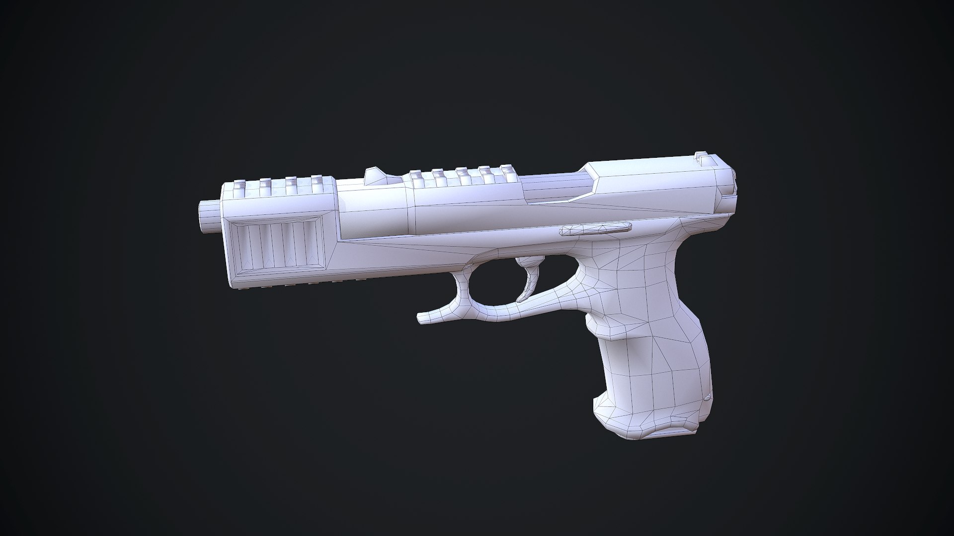 3D gun glock super model - TurboSquid 1284386