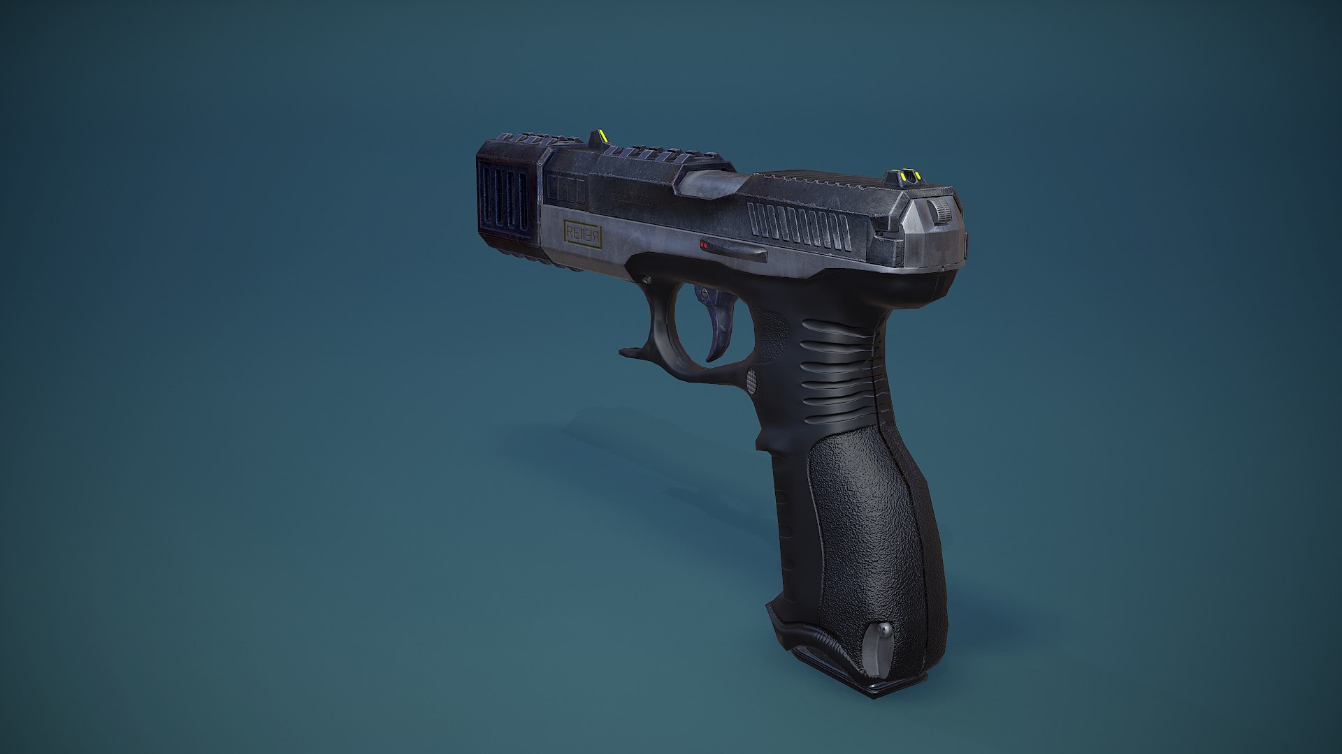 3D gun glock super model - TurboSquid 1284386
