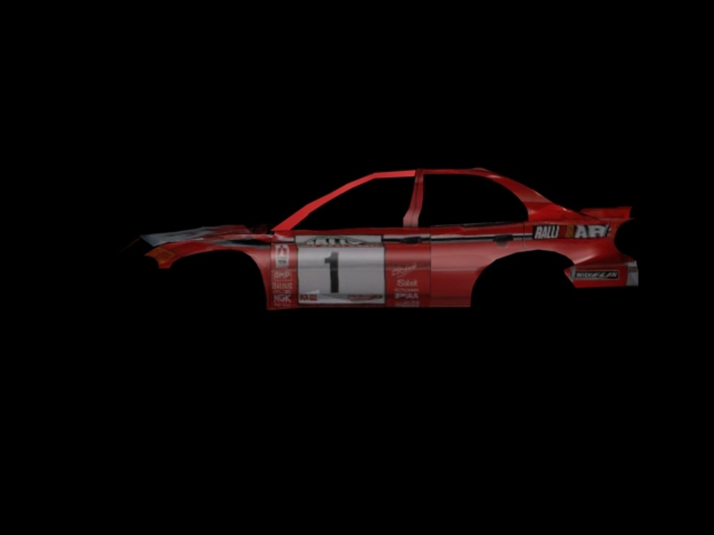 3d model lancer evo