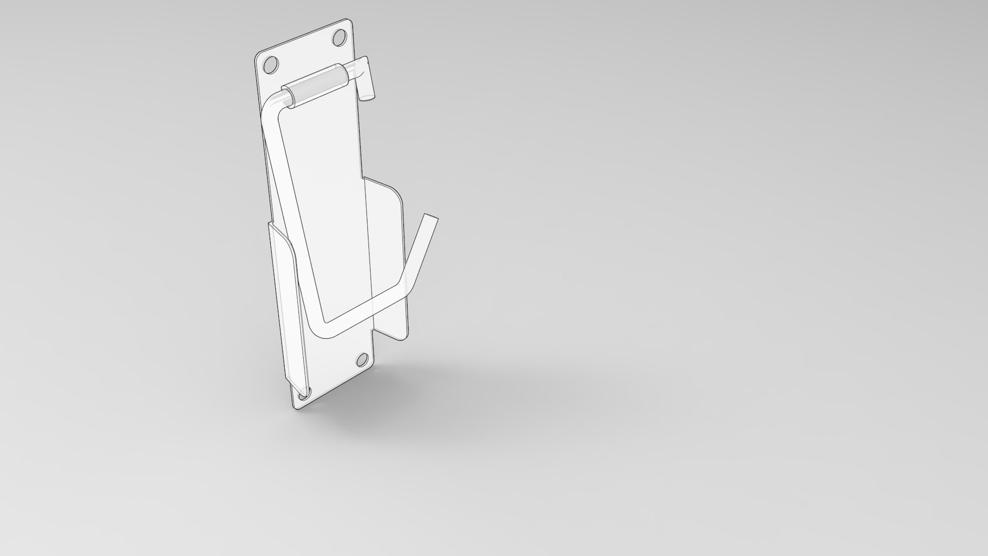 3D Model Vertical Wall Rack Hanger Bike - TurboSquid 2074911