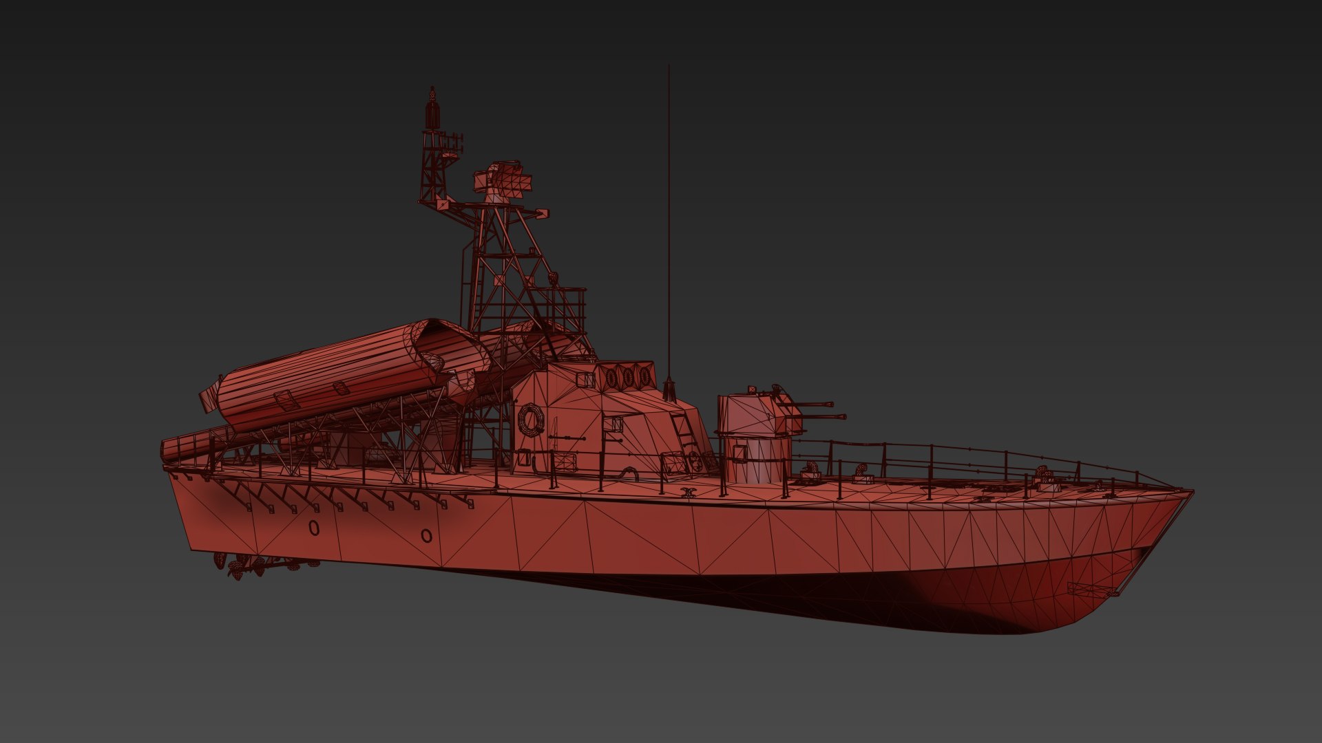 3D Rocket Boat 183 R Mosquito - TurboSquid 2003960