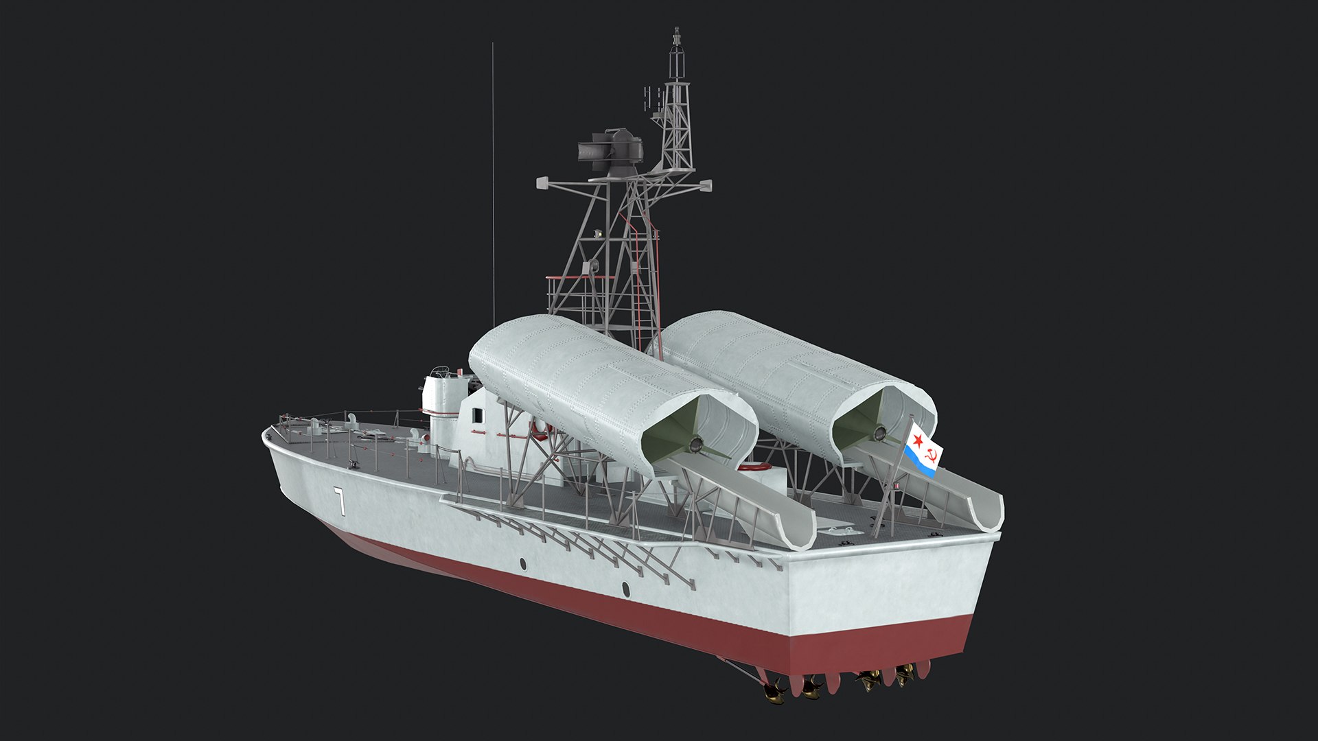 3D Rocket Boat 183 R Mosquito - TurboSquid 2003960