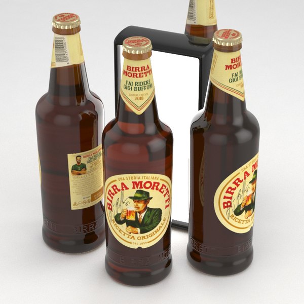 modelo 3d Botella De Cerveza Birra Moretti 660ml - TurboSquid 1306376