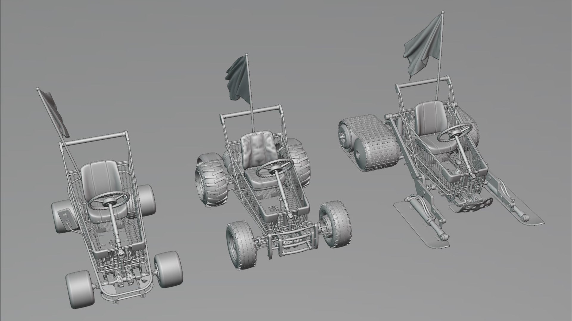 Homemade Transport Model - TurboSquid 1955251