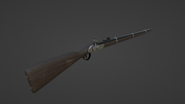 1853 Enfield Target Percussion Musket 3D - TurboSquid 1962322