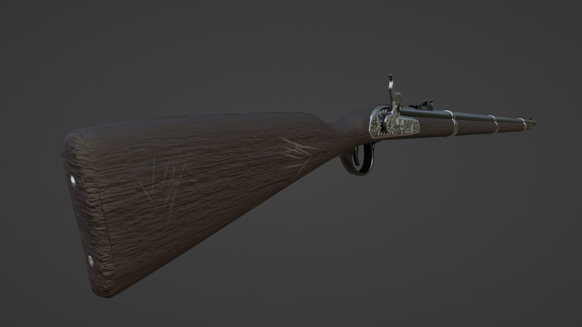 1853 Enfield Target Percussion Musket 3D - TurboSquid 1962322