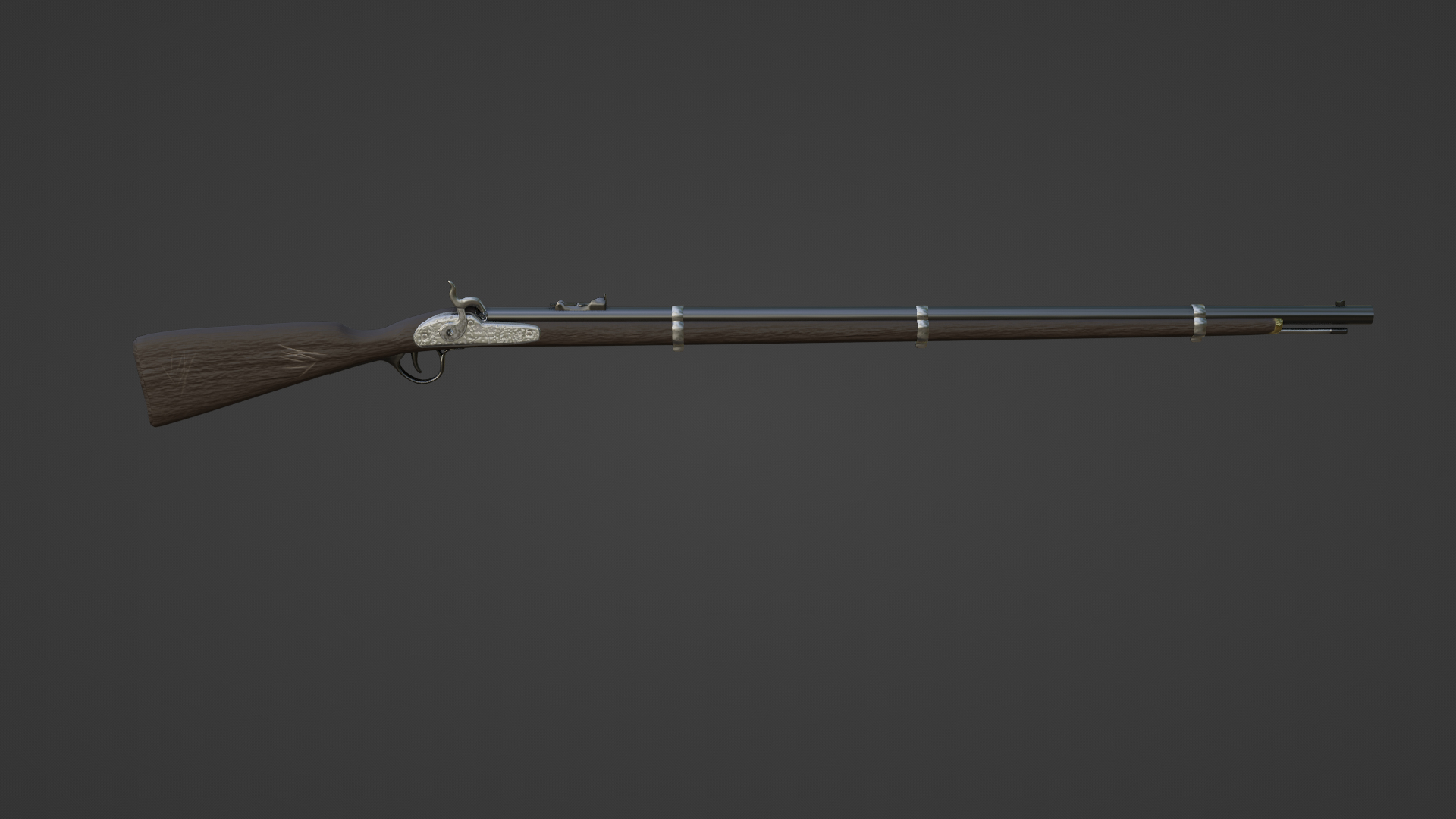 1853 Enfield Target Percussion Musket 3D - TurboSquid 1962322