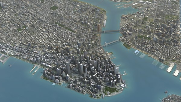 modelo 3d Manhattan nueva york - TurboSquid 1803578
