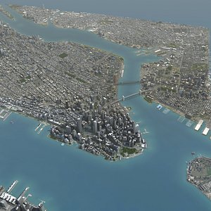 3D New York City Skyline Models - Browse & Download Formats - TurboSquid