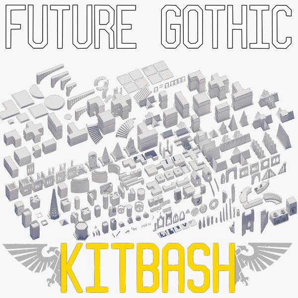 Future Gothic - Kitbash3Dモデル - TurboSquid 1964313