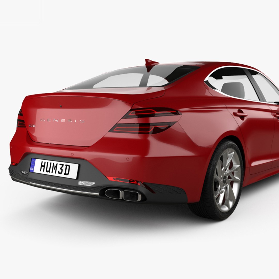 Genesis G70 G 3D Model - TurboSquid 1689700