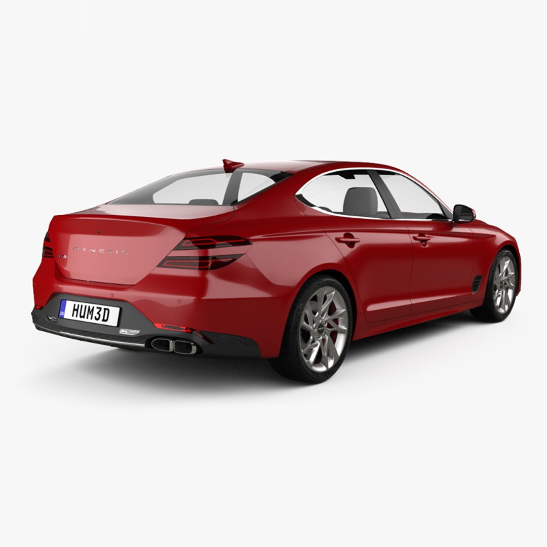 Genesis G70 G 3D Model - TurboSquid 1689700