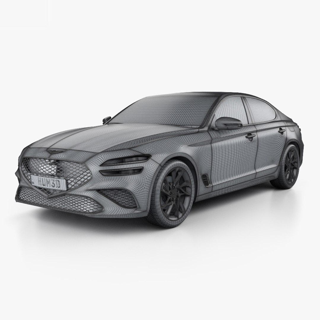 Genesis G70 G 3D Model - TurboSquid 1689700