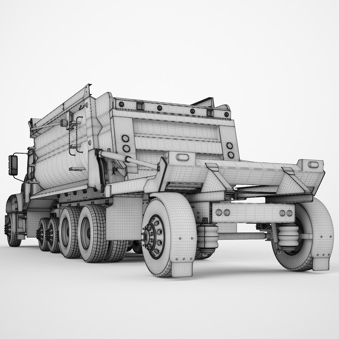Generic Truck Super Dump 04 3D Model - TurboSquid 2092459