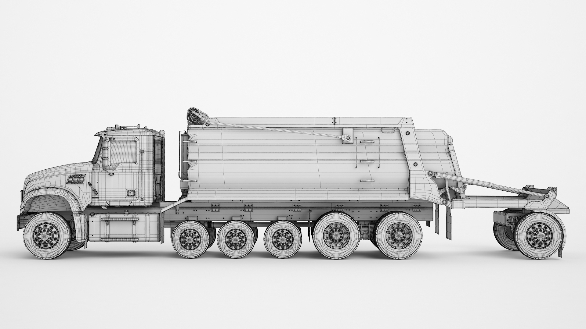 Generic Truck Super Dump 04 3D Model - TurboSquid 2092459