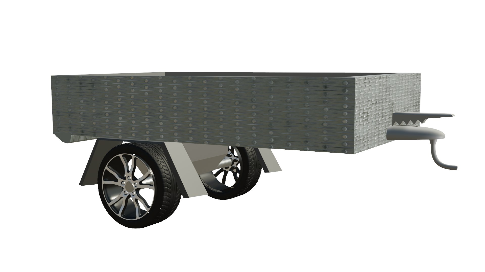 Car trailer 3D - TurboSquid 2149017