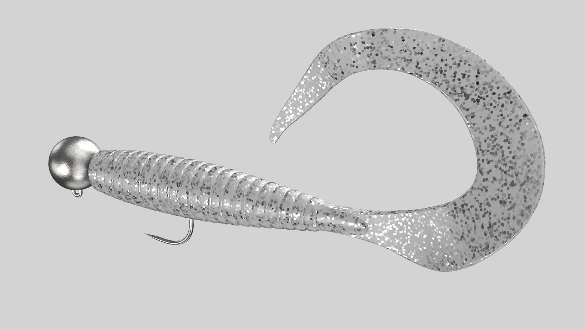 3D Curly Tail Fishing Lure Collection model - TurboSquid 1993584