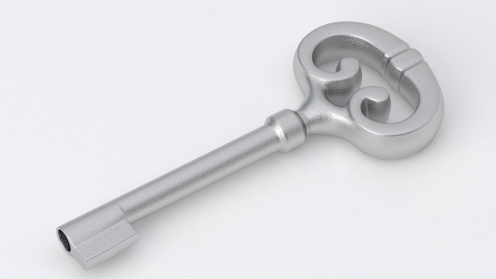 Key 01 Silver 3D Model - TurboSquid 2372140