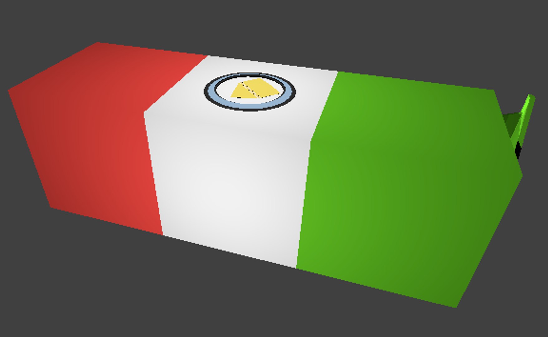 3D Model Box Italian Cheeses - TurboSquid 1282990