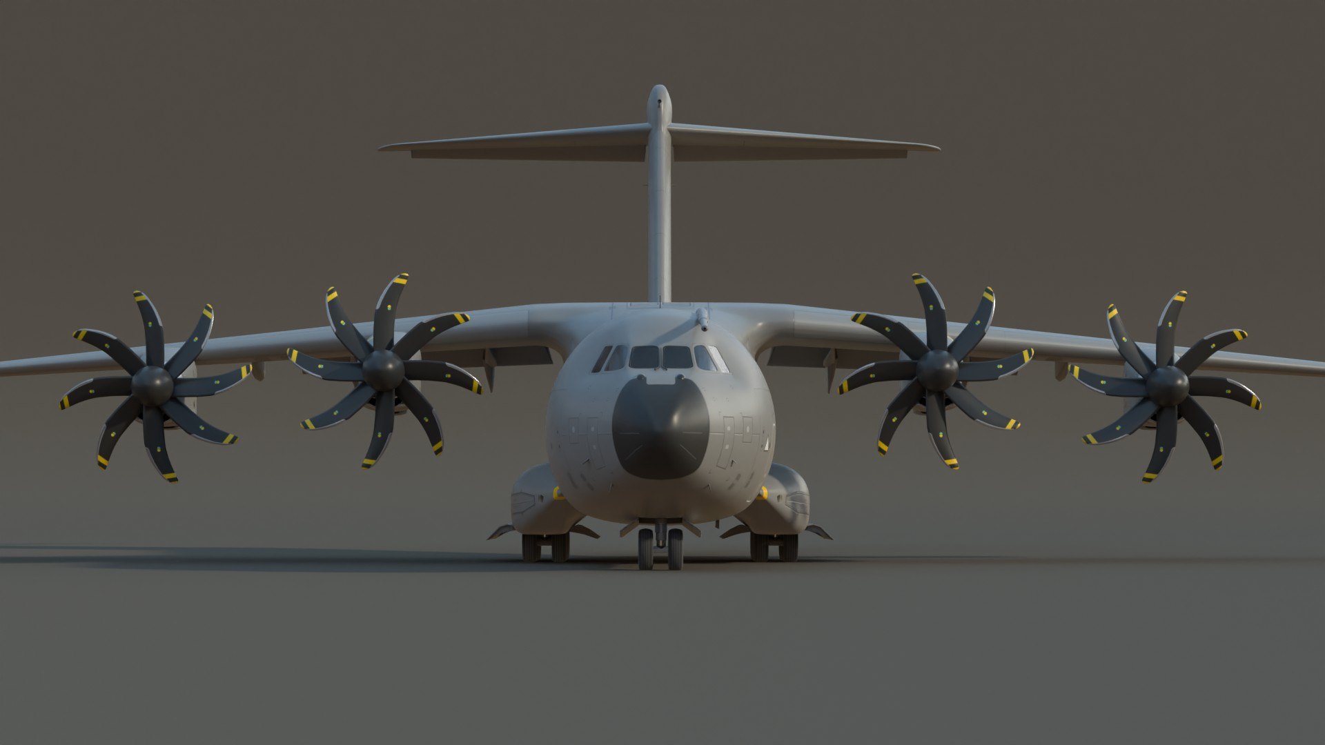 3D Airbus A400M FR SC Model - TurboSquid 2418405