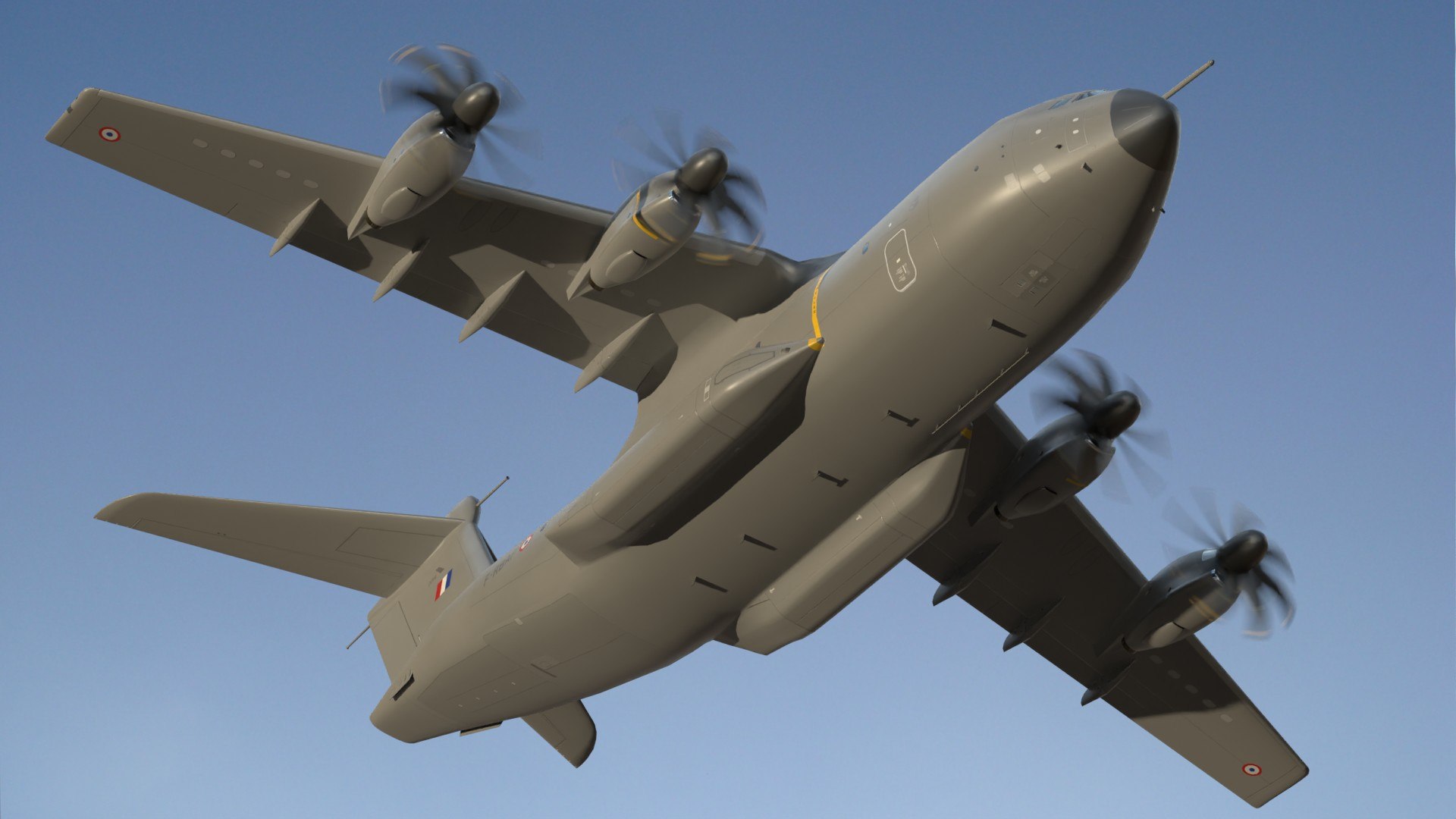 3D Airbus A400M FR SC Model - TurboSquid 2418405