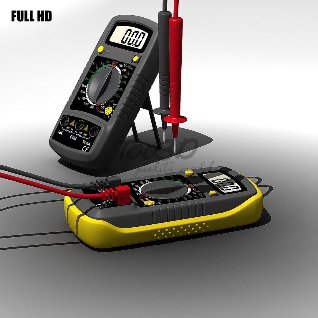 3d digital multimeter model