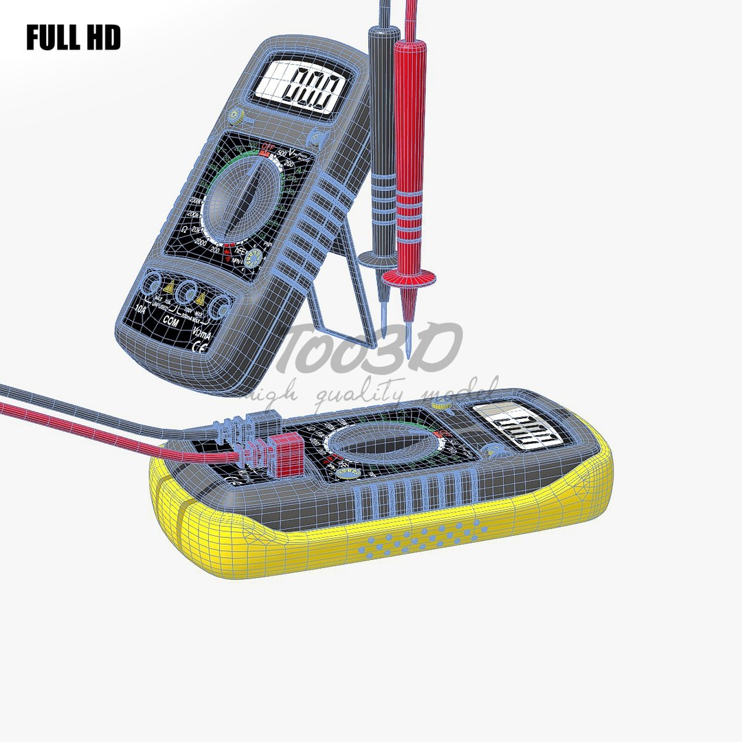 3d digital multimeter model