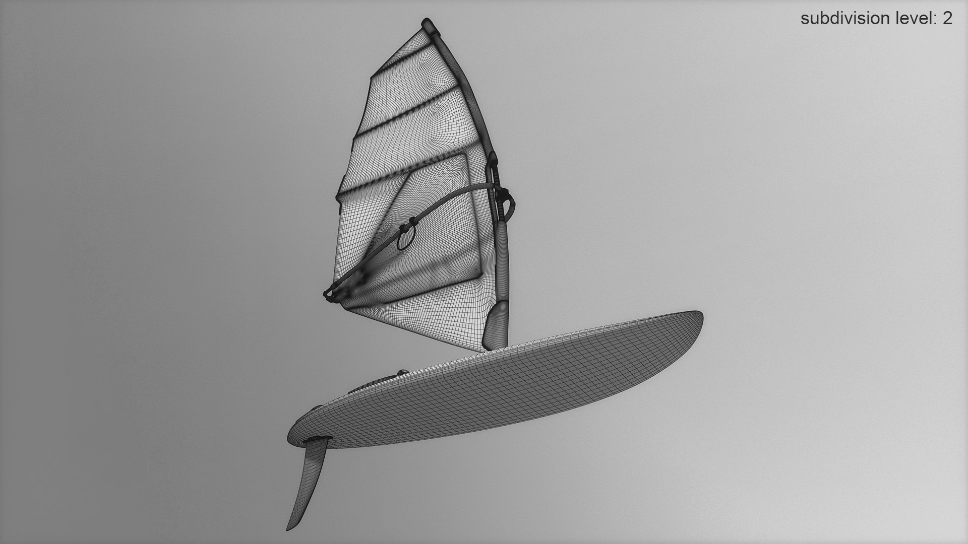 Windsurf Animated HQ 3D Model - TurboSquid 2082729