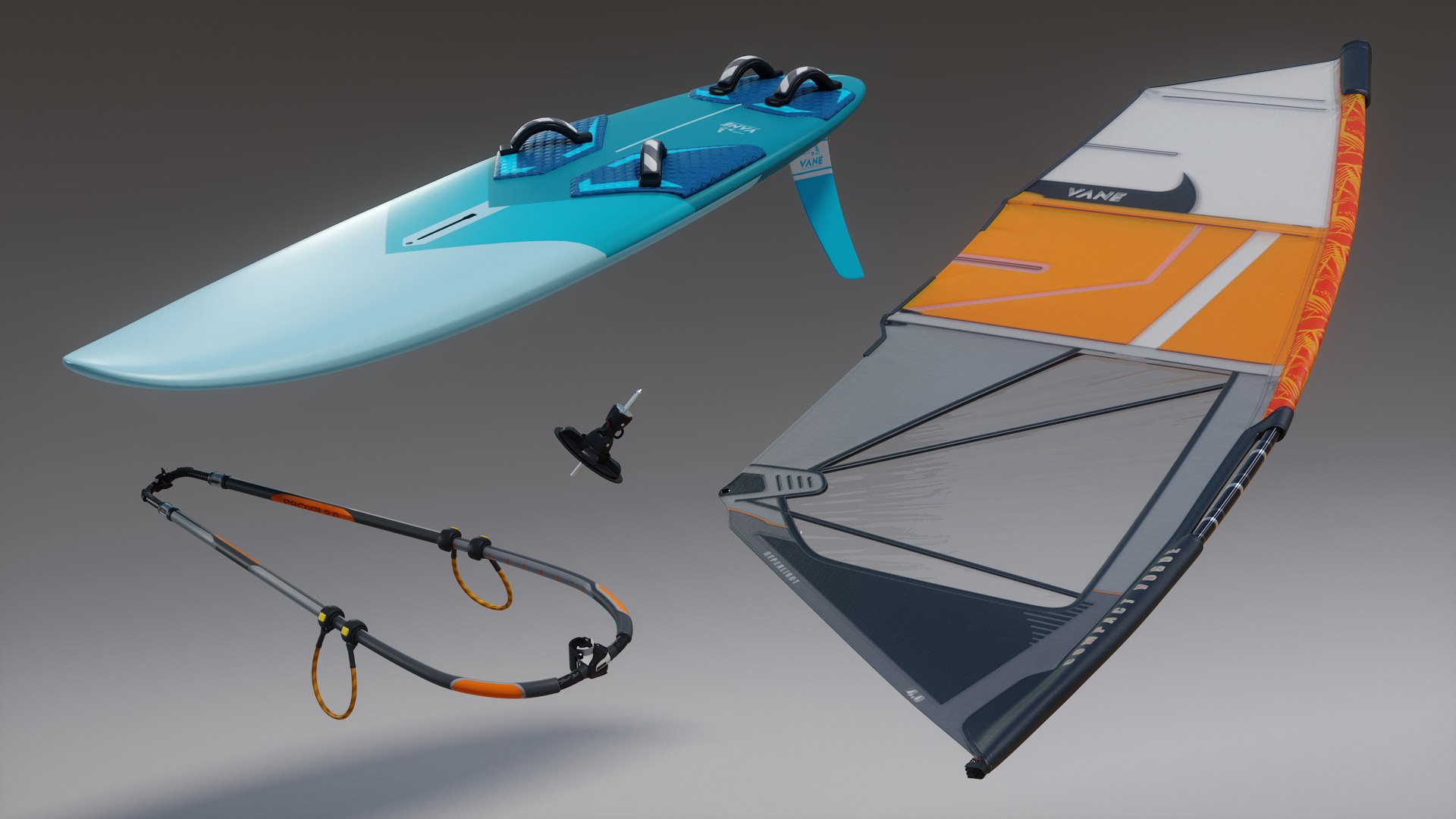 Windsurf Animated HQ 3D Model - TurboSquid 2082729