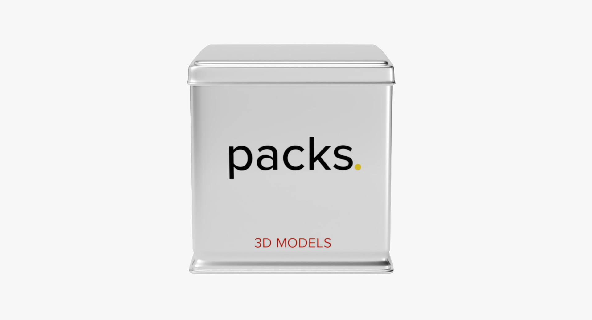 Tin aluminium 3D model - TurboSquid 1426759