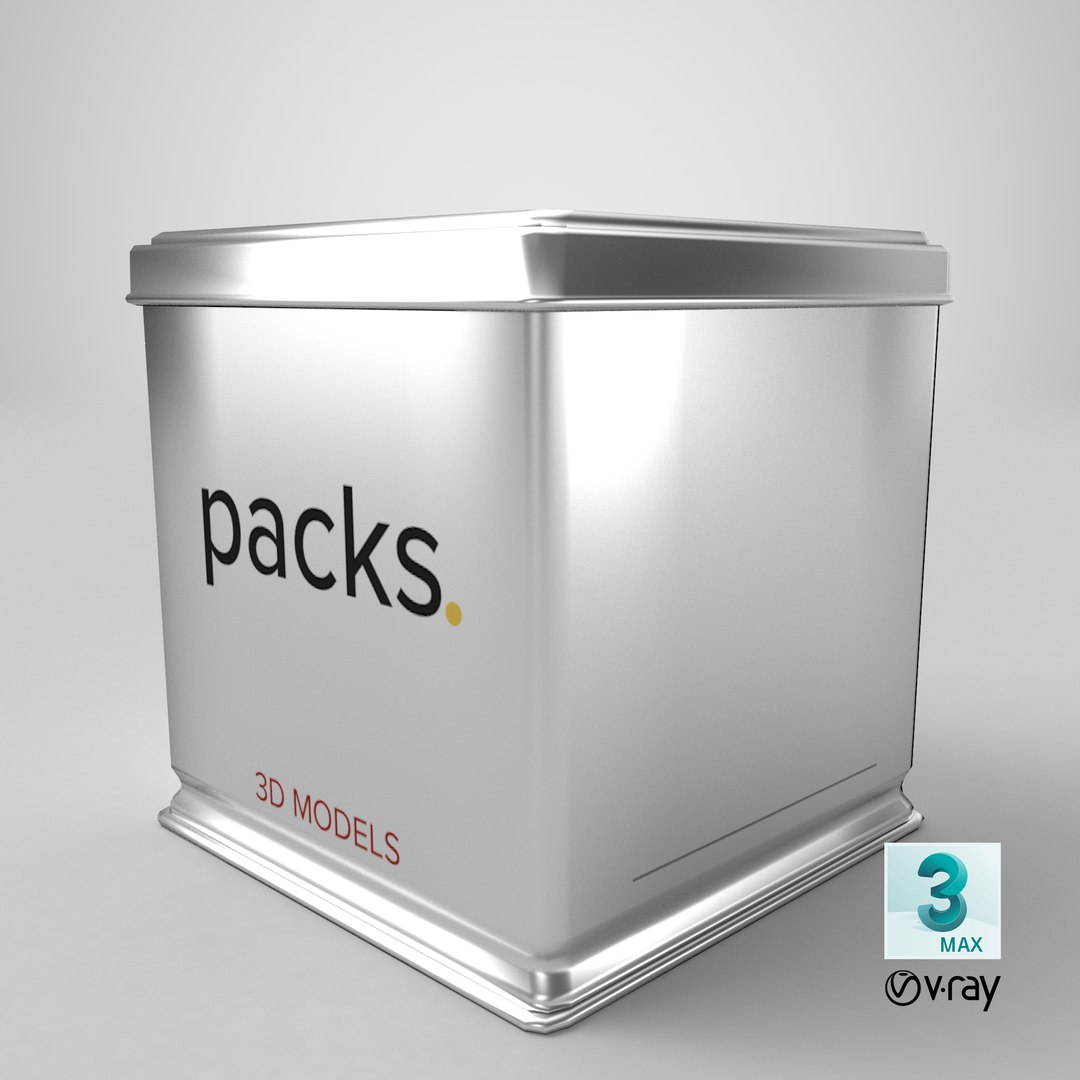 Tin aluminium 3D model - TurboSquid 1426759