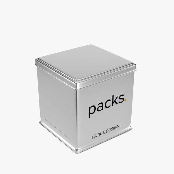 Tin aluminium 3D model - TurboSquid 1426759