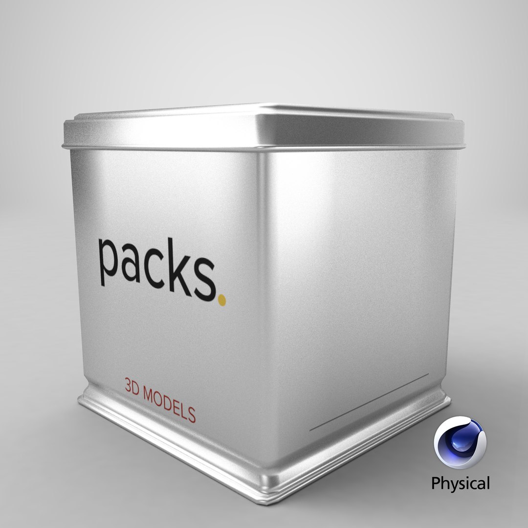 Tin aluminium 3D model - TurboSquid 1426759