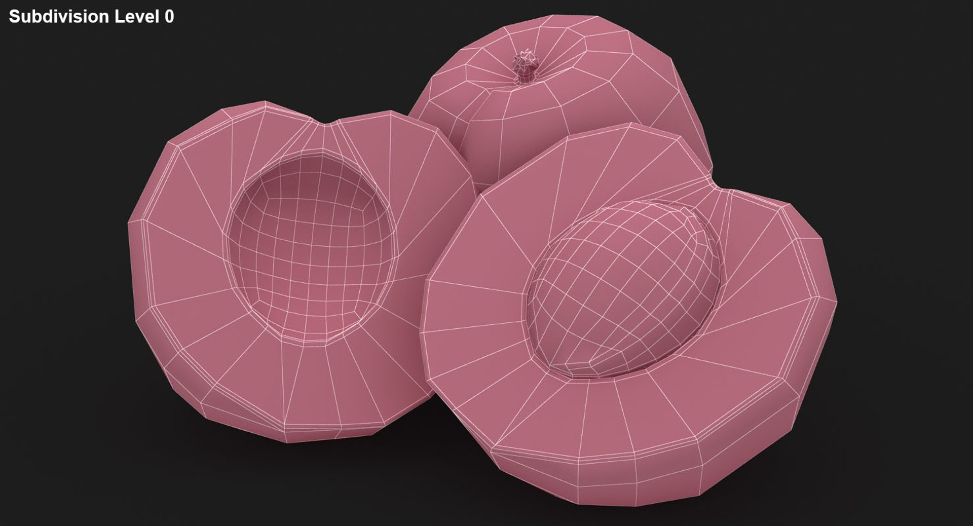 Realistic Apricot Color 2 3D Model - TurboSquid 1260644