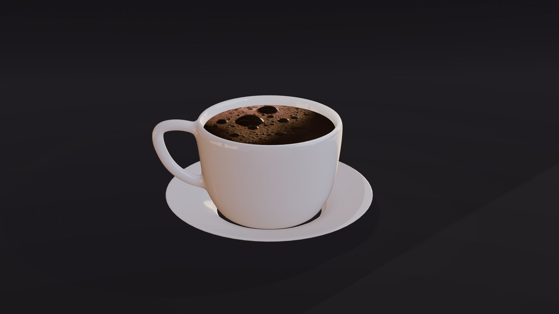 Realistic Coffee In Cup With Steam 3D Model - TurboSquid 2297442